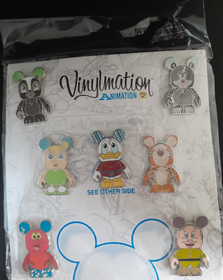 Disney Vinylmation Collector Animation #2 Pin Set w/Donald Duck Noah ...