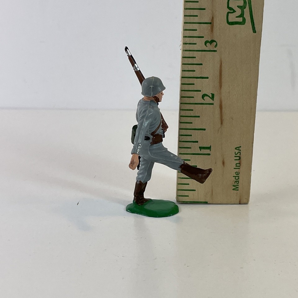 MARX WARRIORS OF THE WORLD PLASTIC painted TOY SOLDIER WWII German ...