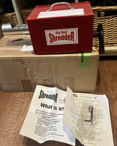 Big Red Shredder Bud Leaf Trimming Machine Vacuum Hand Trimmer EUC ...