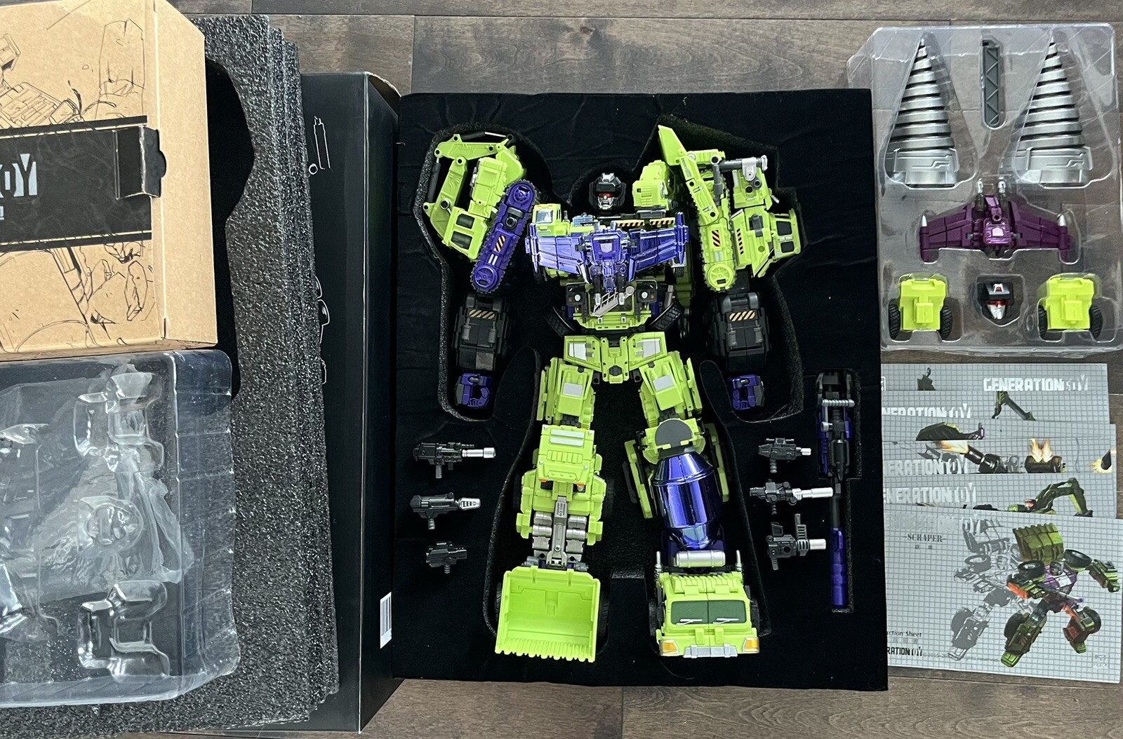 Authentic Generation Toy Limited Gravity Builder GT-99+9 Upgrade ...