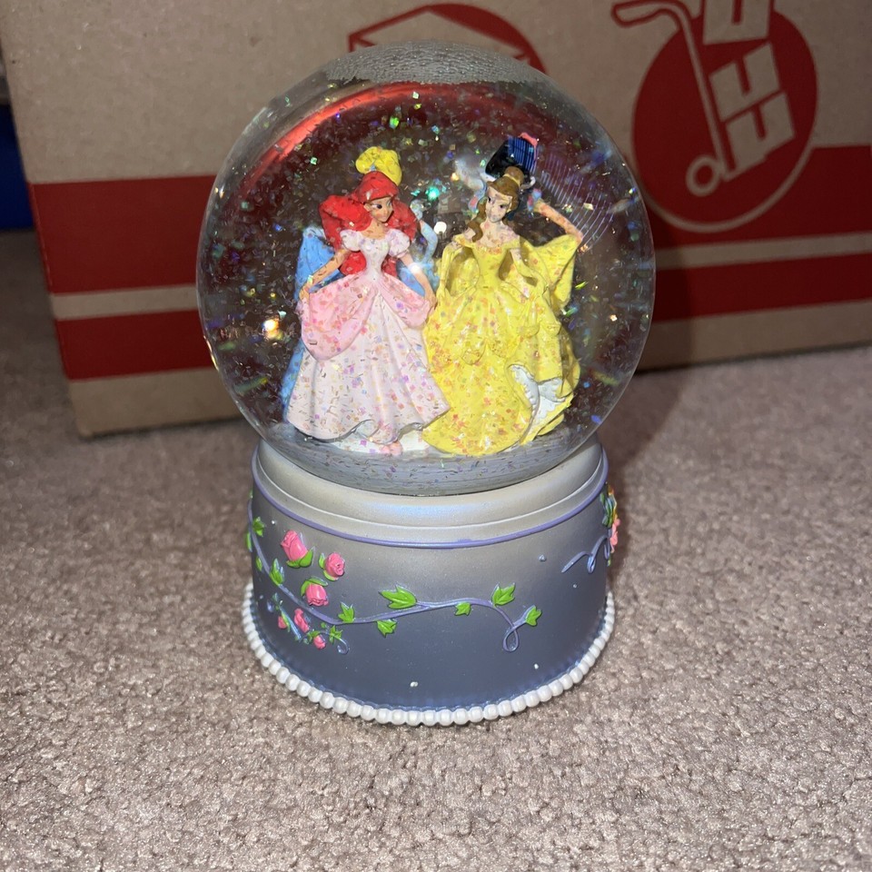 Enesco Disney Princess Globe Musical Fur Elise Ariel Belle Snow White ...