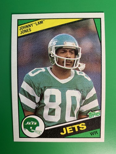 1984 Topps Johnny "Lam" Jones #149 New York Jets | eBay