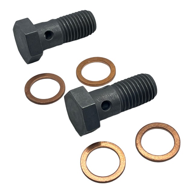 Mini Cooper S R56 BMW Turbo 2x Hollow Bolts 07119905176 4x Washers ...