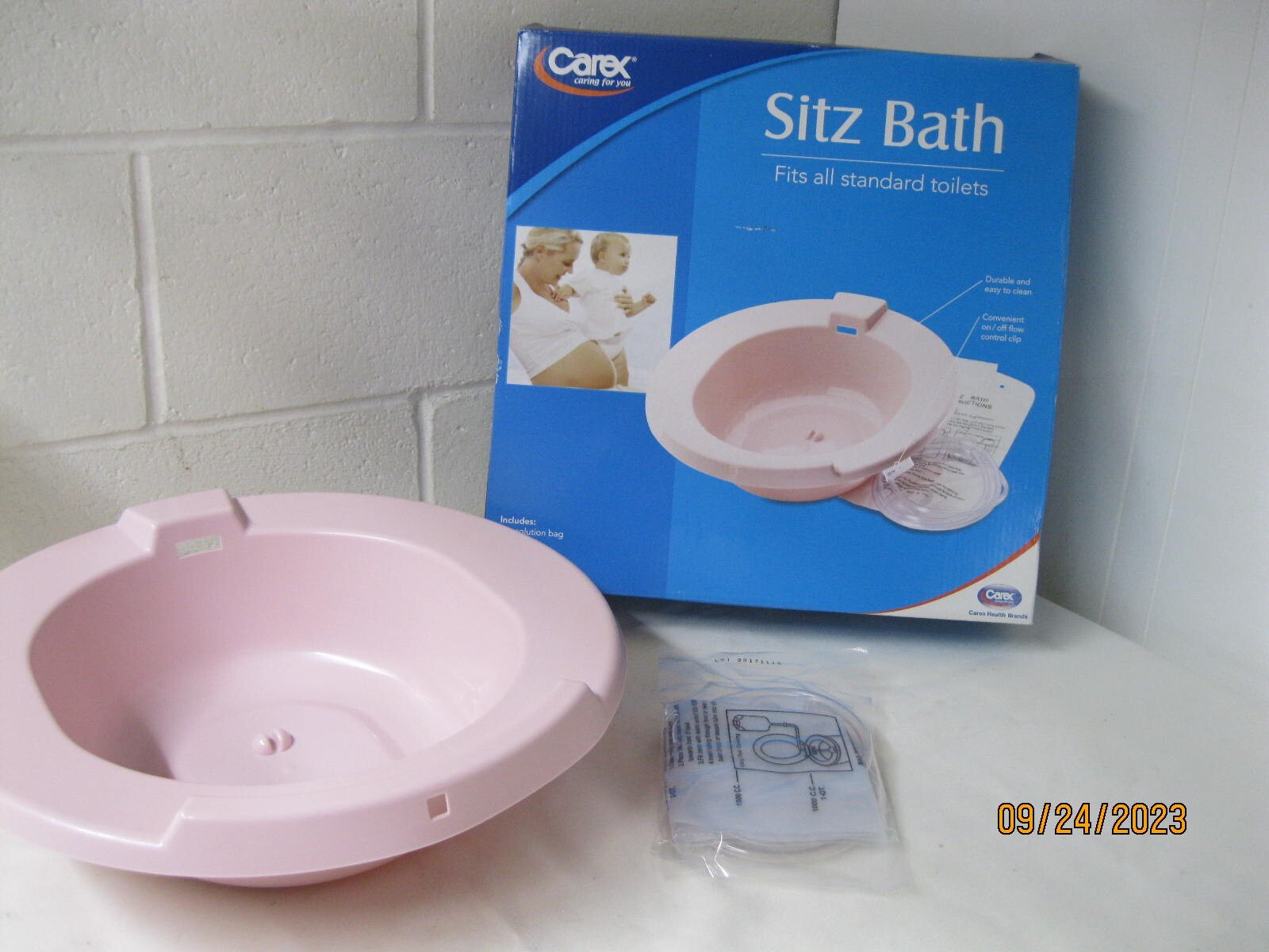 Sitz Bath for Toilet, NEW Carex 2.1 Quart Basin P70800 Easy to Clean | eBay