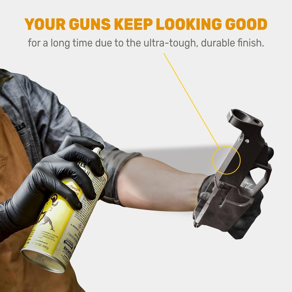 Brownells Aluma-Hyde II Firearm Finish Spray Coating Dark Parkerizing ...