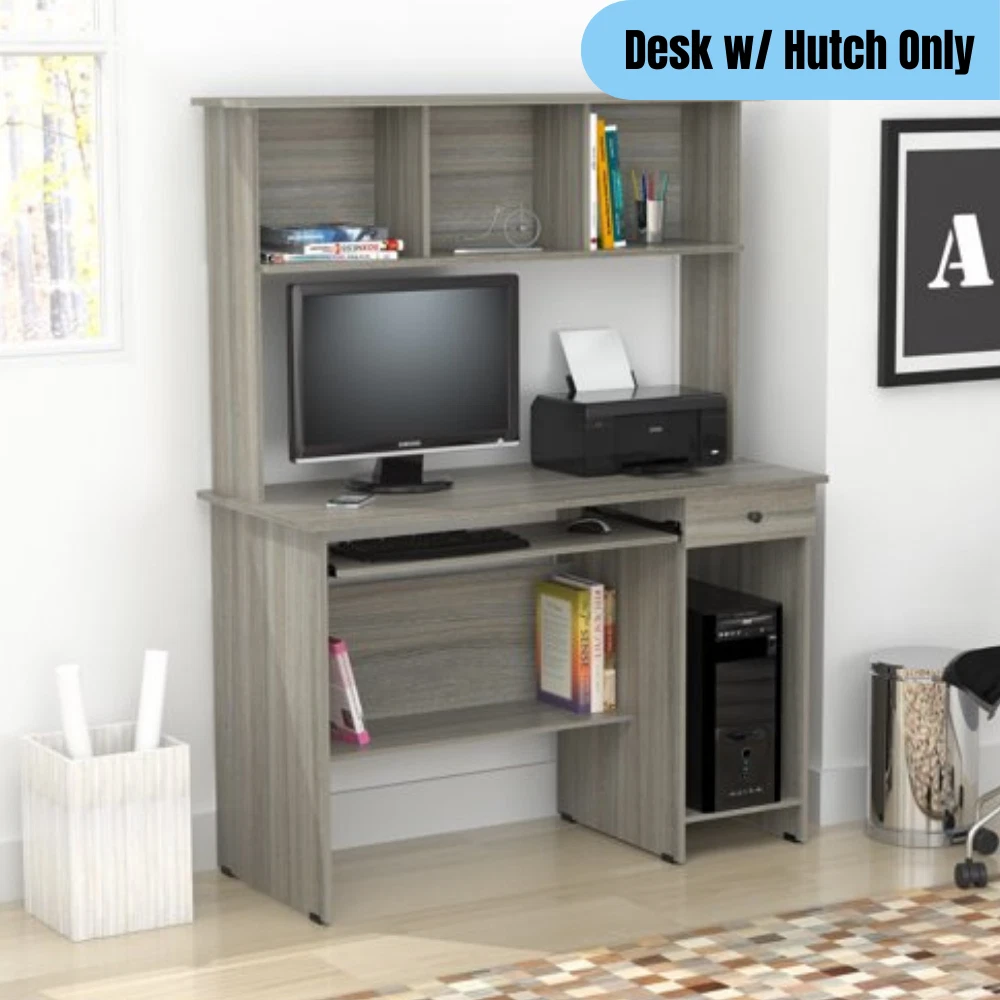 Compact Computer Cabinet With Hutch