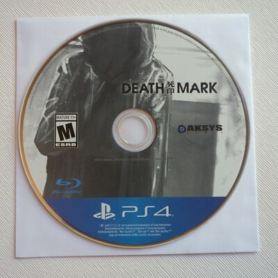 Death Mark - Playstation 4 PS4 game, tested - DISC ONLY! | eBay