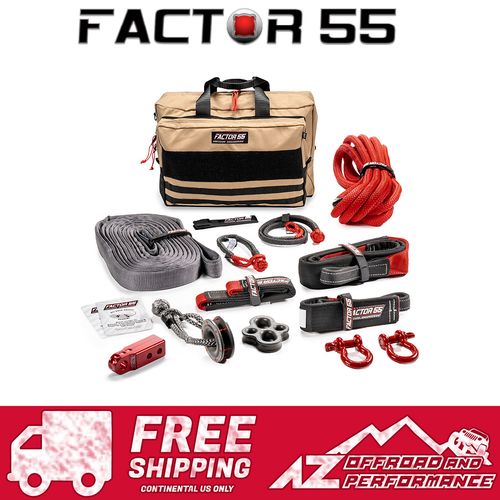 Factor 55 Ultimate Jeep Truck SUV Vehicle Recovery Gear Kit - BORAH ...