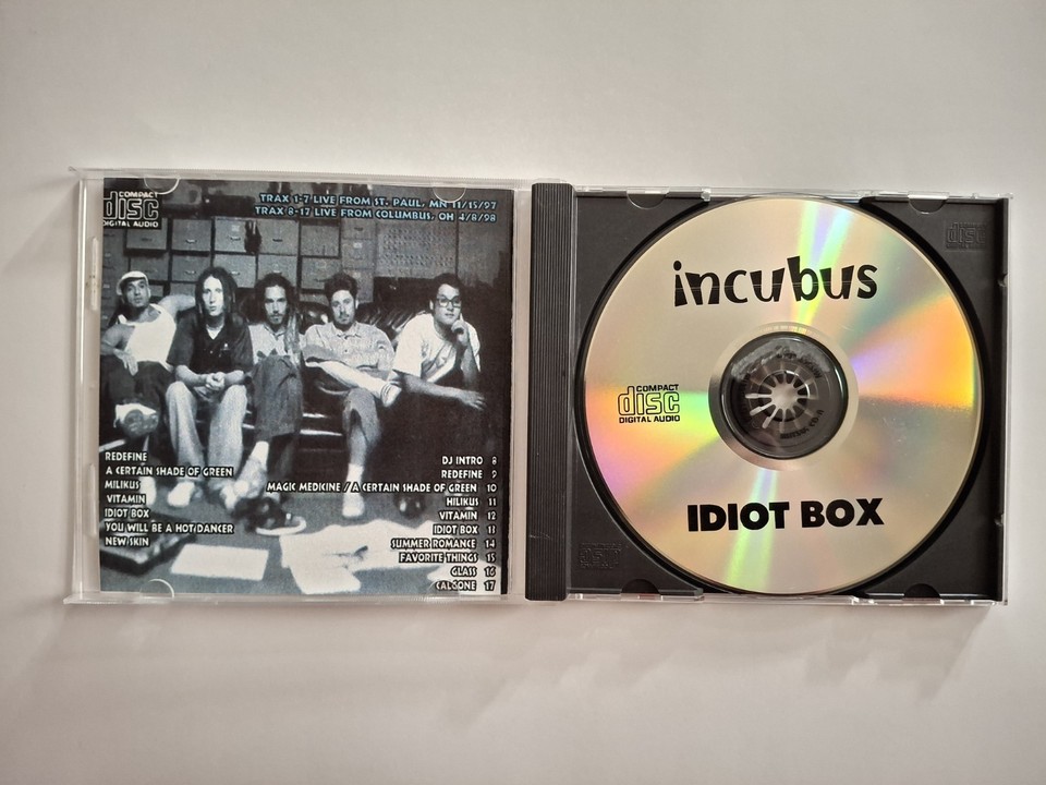 Rare 97/98 Incubus Idiot Box Live CD Before Signed Great Condition No ...