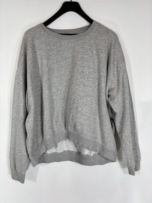 UNBRANDED Sweatshirt Women's 3XL Crew Neck Pullover Grey Melange | eBay