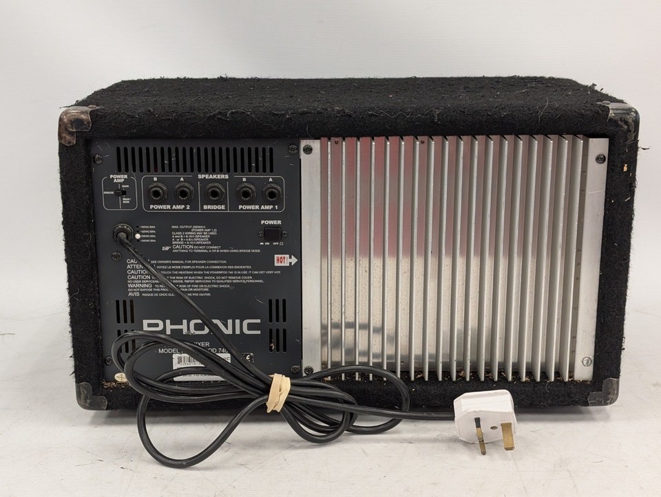 PHONIC PowerPod 740 Powered Mixer 440W RMS 7 Channel EQ DSP Effects ...