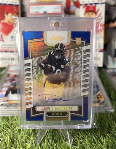 2023 Panini Absolute - Rookies Darnell Washington #187 Blue Spectrum ...