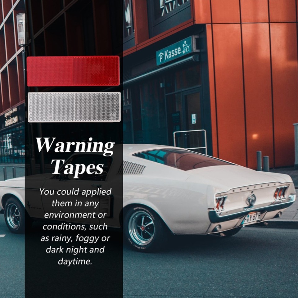 12 Pcs Trunk Reflector Vehicle Reflectors Reflective Marker Lights | eBay