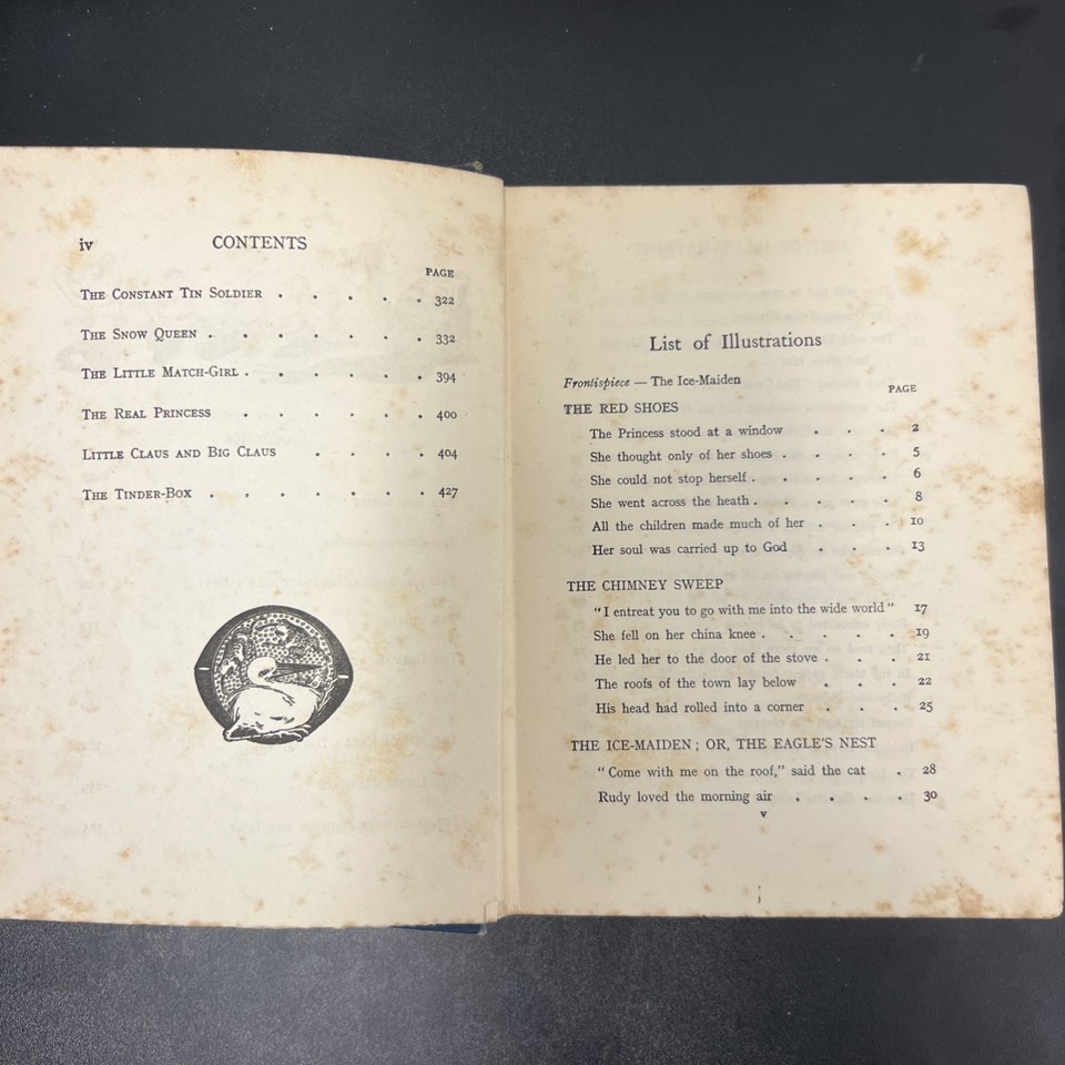 Hans Andersen’s Fairy Tales 1911 Illustrated By Helen Stratton Antique ...