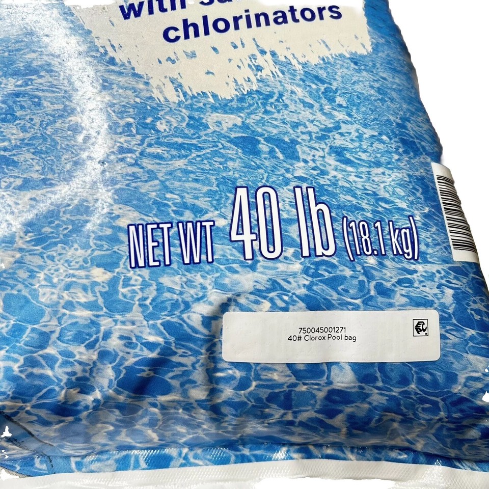 CLOROX 40B-CLXPOOL 40 lbs. Pool Salt 750045001271| eBay