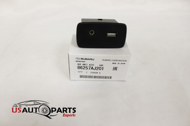 86257AJ201 Genuine Subaru Front Console Auxiliary USB Outlet AUX Jack ...