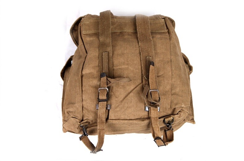 Vintage Italian army canvas rucksack backpack pack sack bag military ...