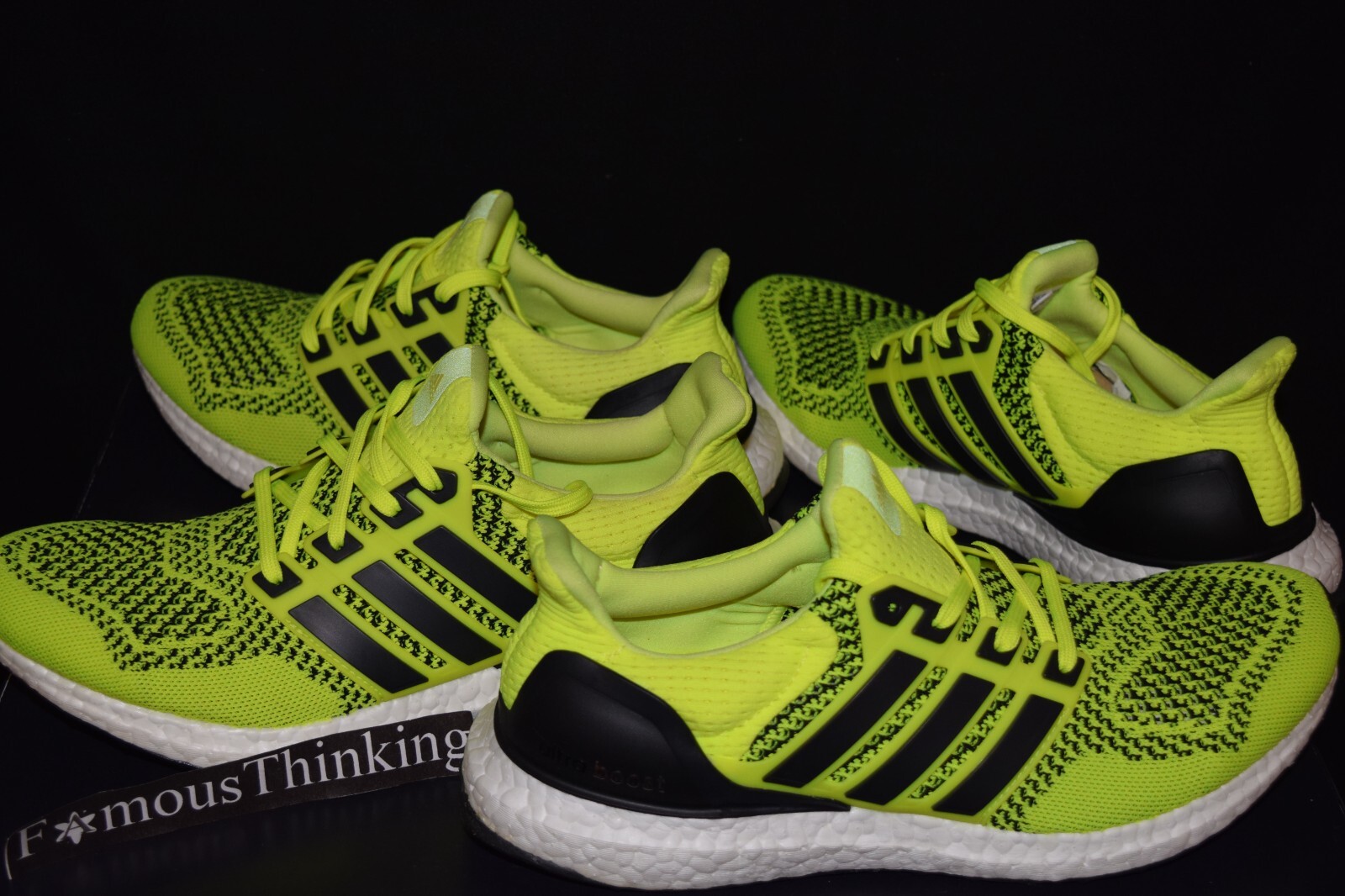 Adidas Ultra Boost 1.0 Solar Yellow Volt S77414 ORIGINAL RELEASE PAIR ...