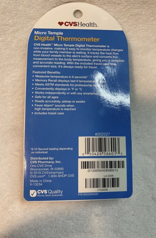 Termometro De Testa Cvs