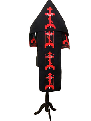 Orthodox Christian Monastic red Great Schema handmade cross stith | eBay