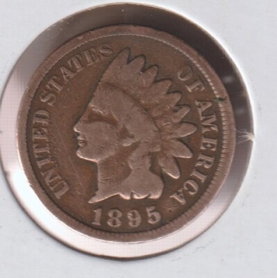 US Rare Old West 1895 Indian Head Penny Coin American Collection Shield ...