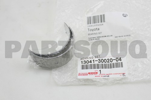 130413002004 Genuine Toyota BEARING, CONNECTING ROD 13041-30020-04 | eBay