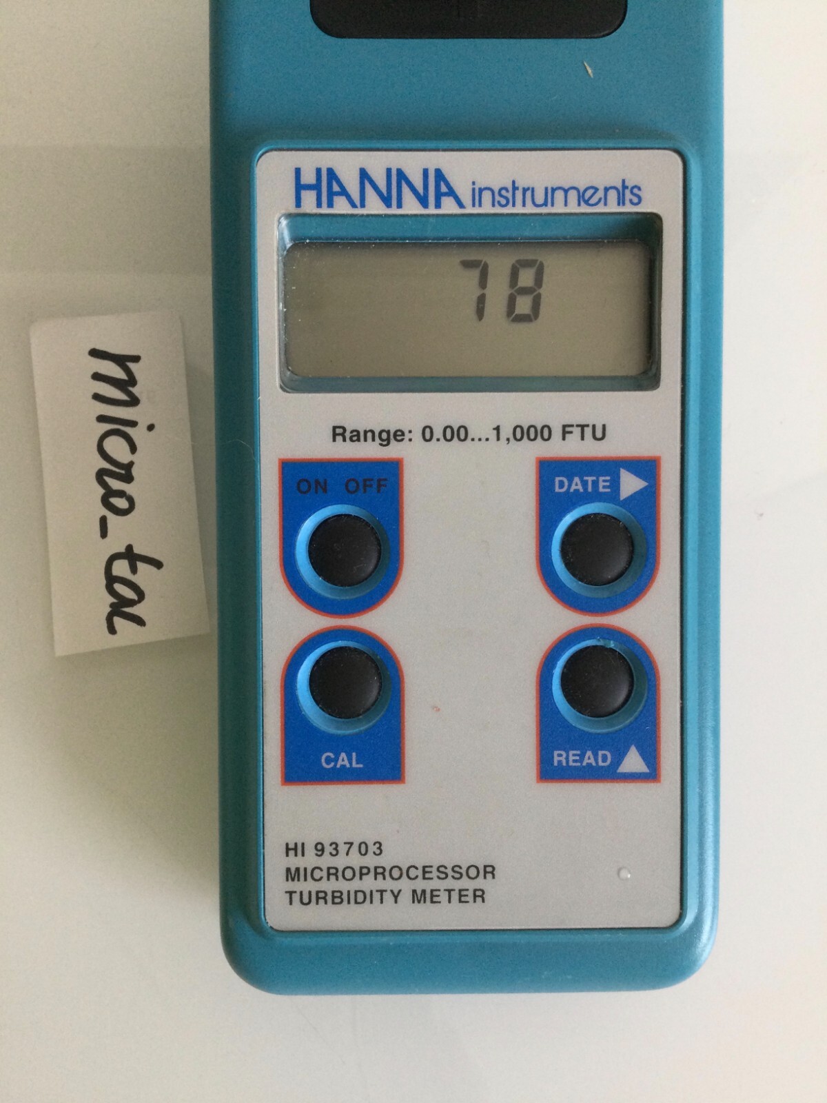 Hanna Instruments HI93703 Microprocessor Turbidity Meter #50 | eBay