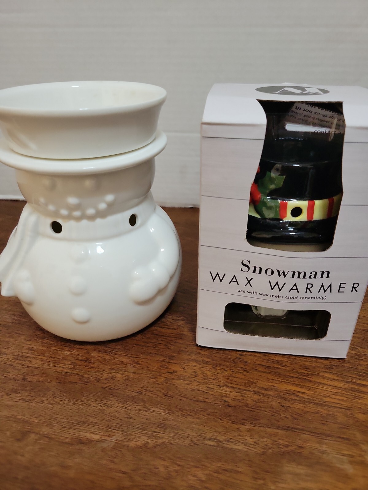 Snowman Wax Warmer 6” and plug in warmer lot of 2! Frosty-Chritmas ...