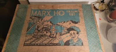 VINTAGE MARX HO ELECTRIC TRAIN SET TRACK EC #79542 UNTESTED ESTATE FIND ...