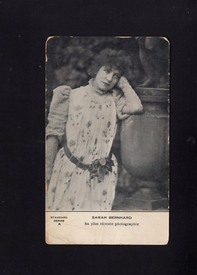 Actress Sarah Bernhardt Postcard @ 1906 Sarah Bernhard | eBay
