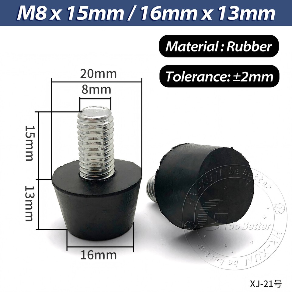 Rubber Adjustable Feet Screw Leveling Table Foot Machine Furniture Leg ...