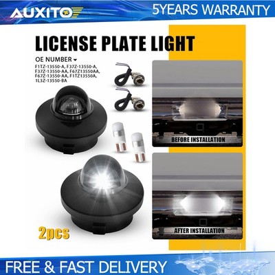 2PCS Led License Plate Light Tag Lamp Assembly For Ford F150 F250 F350 ...