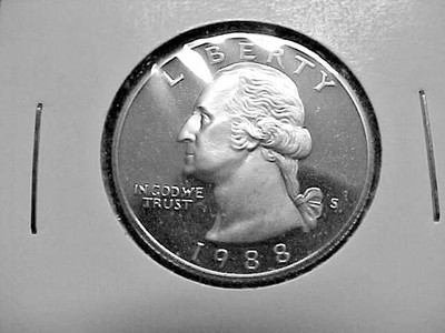 1988 S PROOF WASHINGTON QUARTER FROM PROOF SET | eBay