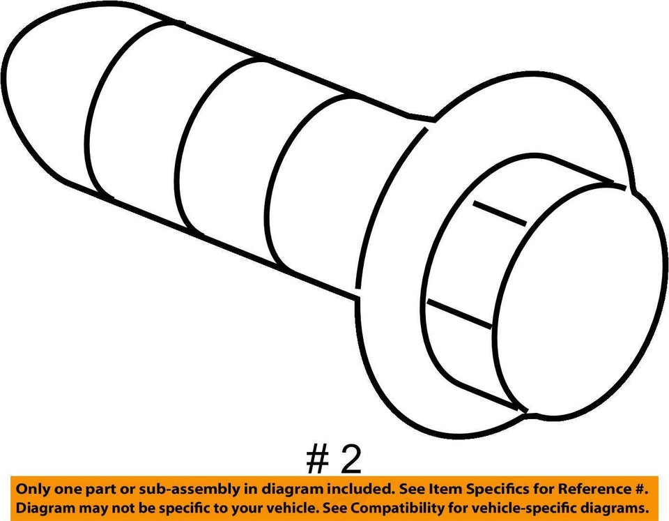 GM OEM 03-24 ATS Bumper Components-Support Panel Bolt 11519376 | eBay