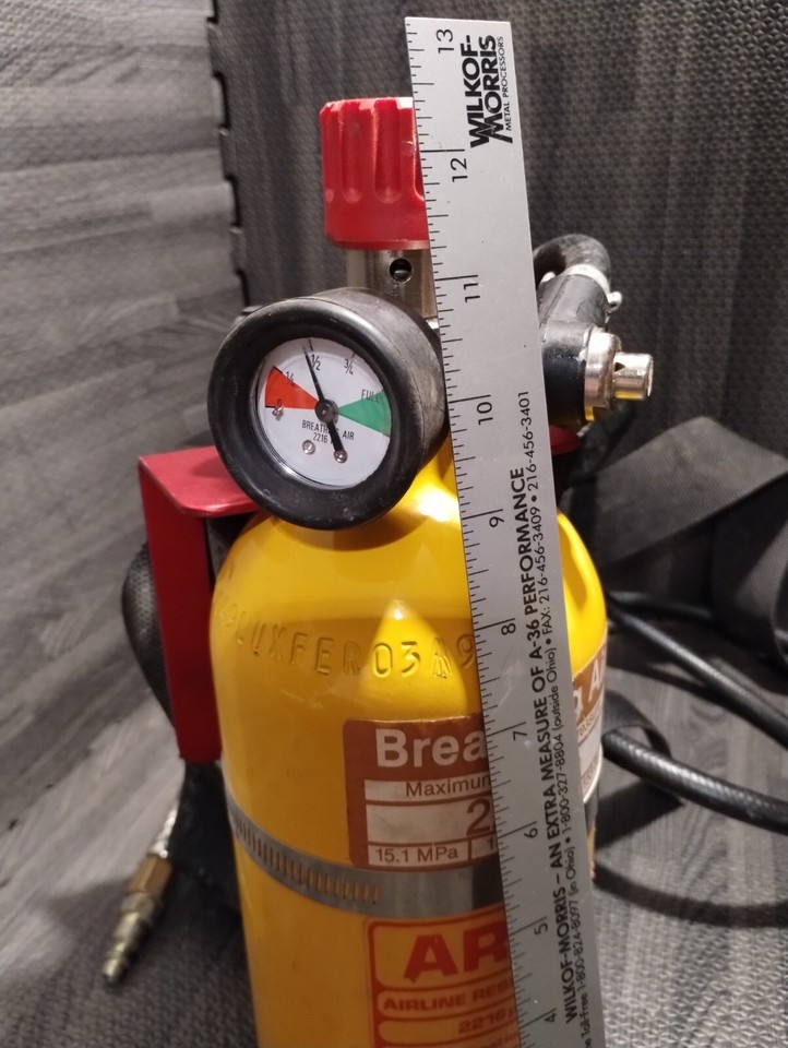 ISI Scba Tank Kit Mask Air Supply Tank 2216 Psi .... Regulator ...