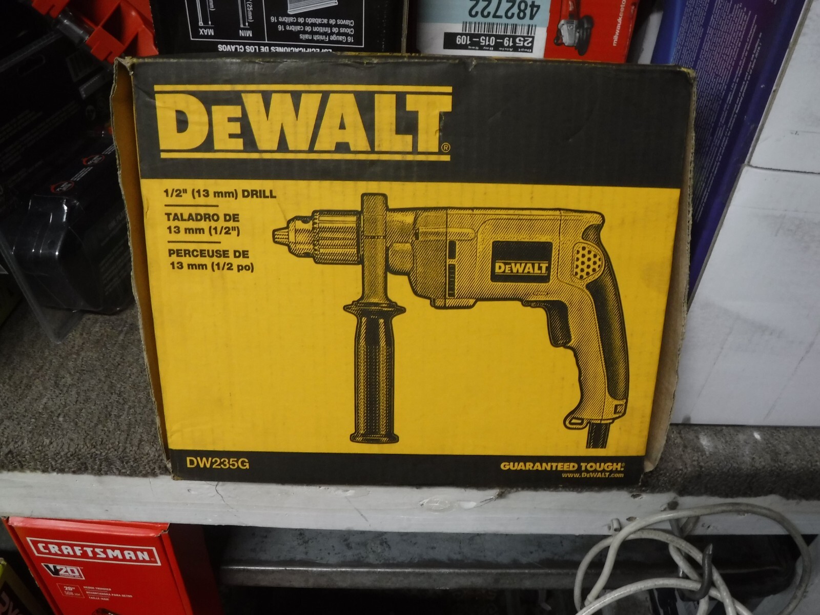 DEWALT DW235G 1/2" Variable Speed Corded Drill - Yellow for sale online ...