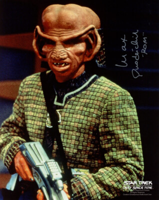 MAX GRODENCHIK SIGNED AUTOGRAPHED 8x10 PHOTO ROM STAR TREK DS9 RARE ...