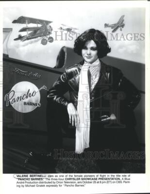 1988 Press Photo Valerie Bertinelli stars in "Pancho Barnes" on CBS ...