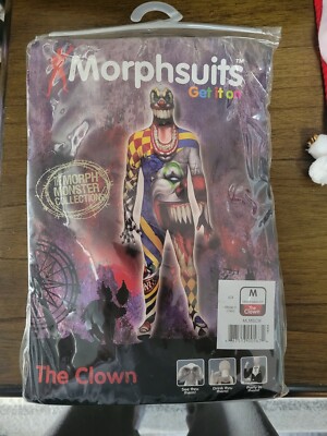 Morphsuits THE MORPH MONSTER : The Clown Unisex Mens Costume - Size M ...