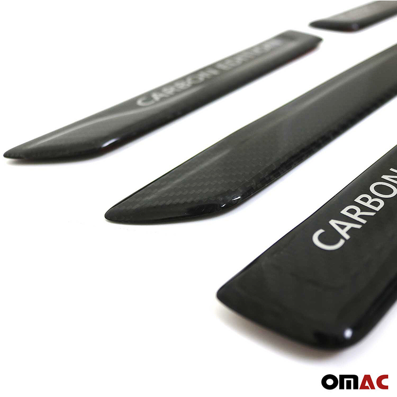 Car Door Sill Scuff Plate Protector Cover Fits Subaru Genuine Carbon ...