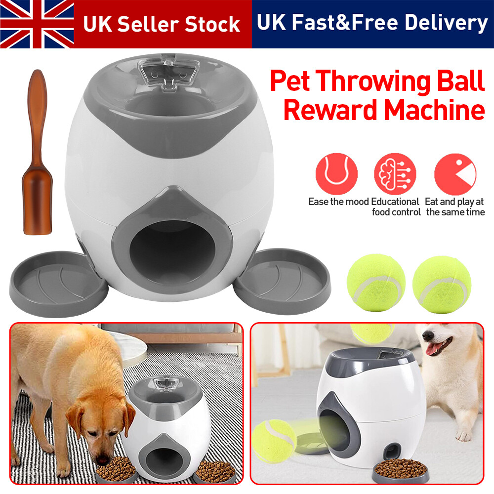 Automatic Fetch Machine Automatic Dog Ball Thrower Launcher With Food ...