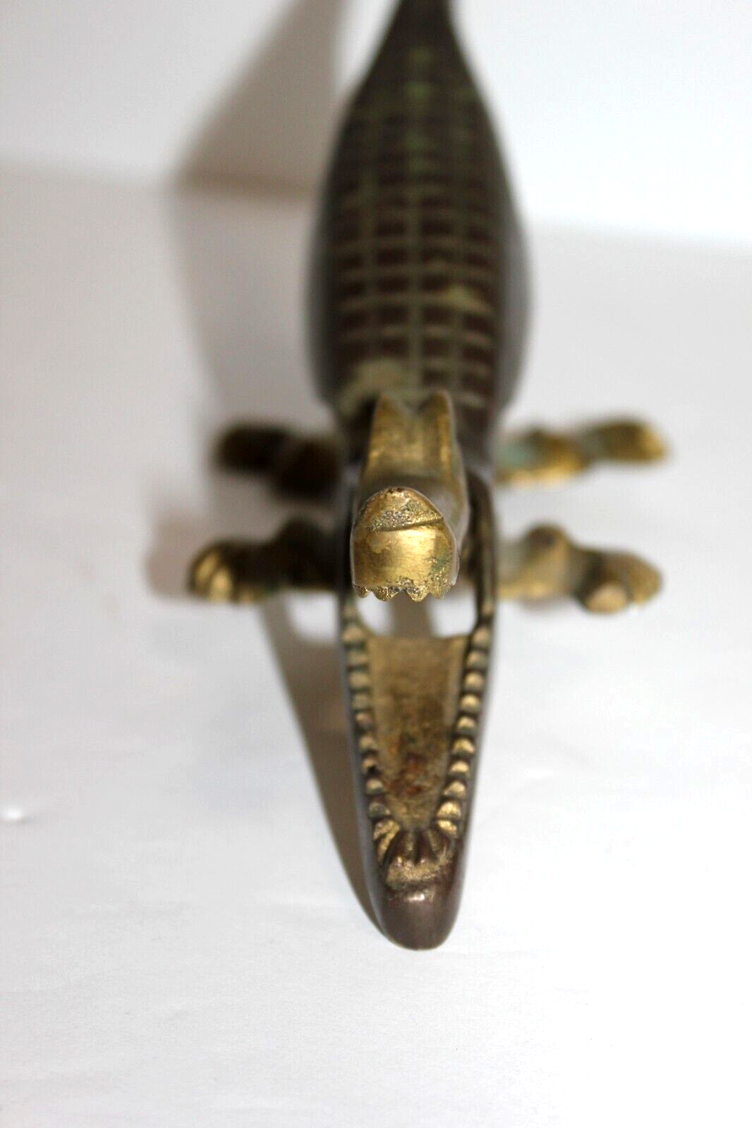 Vintage Alligator Nut Cracker Brass Solid Build | eBay