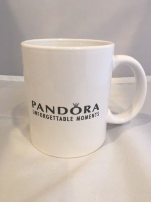 Pandora Jewelry Coffee Mug Employee Mug Unavailable to Public 8 oz ...