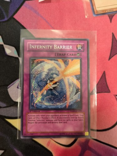1 x Infernity Barrier - TSHD-EN089 - Secret Rare - 1st Edition Near Mint, | eBay