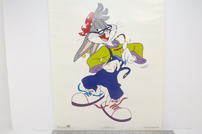 Vintage BUGS BUNNY Hip Hop Rapper Rap Poster Sneaker Head 1993 Looney ...