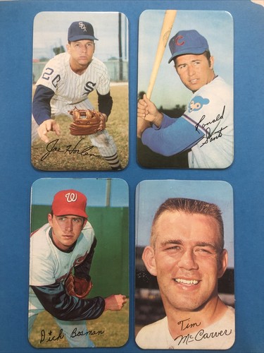 LOT OF 4-1970 TOPPS SUPER MLB BASEBALL CARDS COMBINED SHIPPING NO ...
