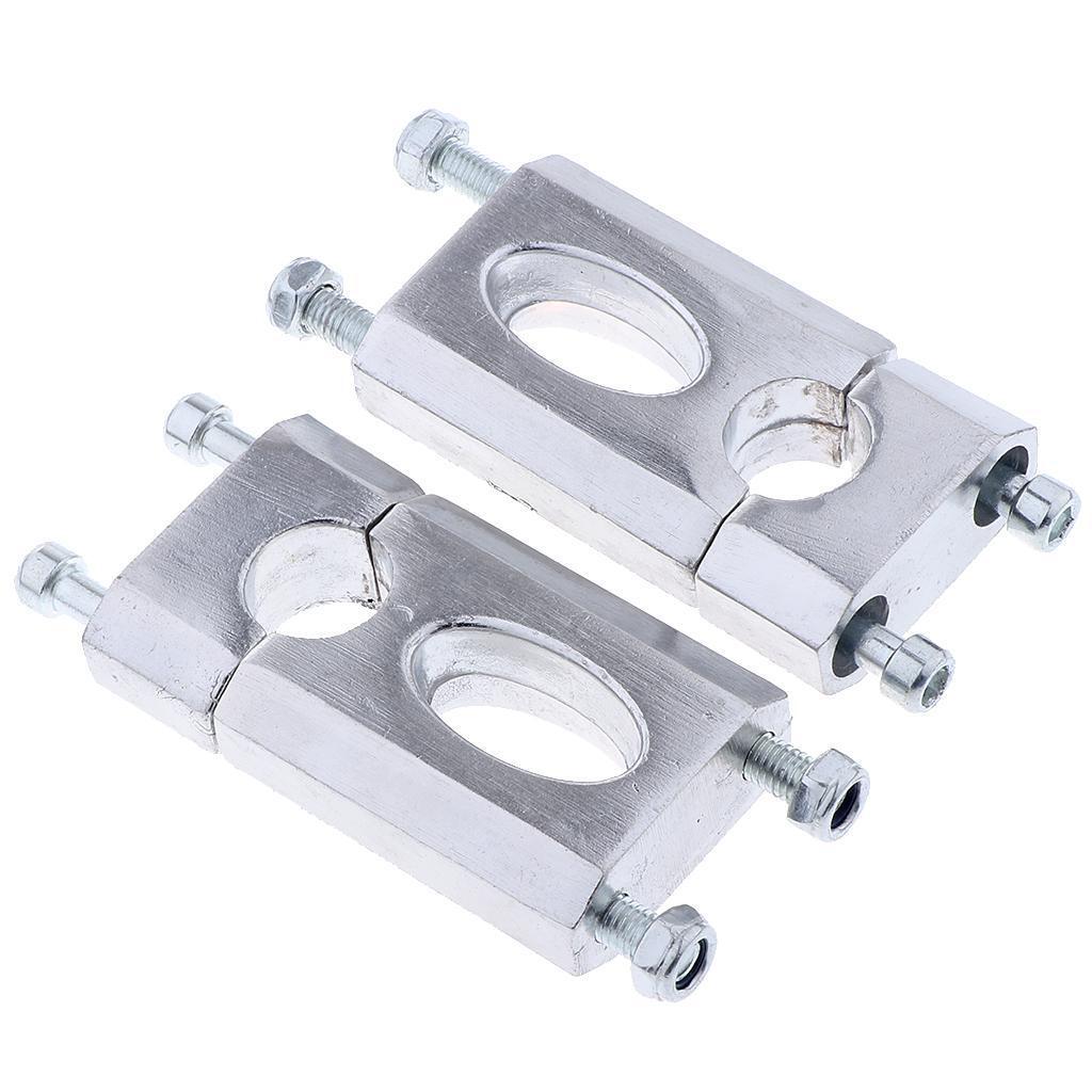 2x Universal 7/8" 22mm Handlebar Riser Extensions for 110-125cc Dirt ...