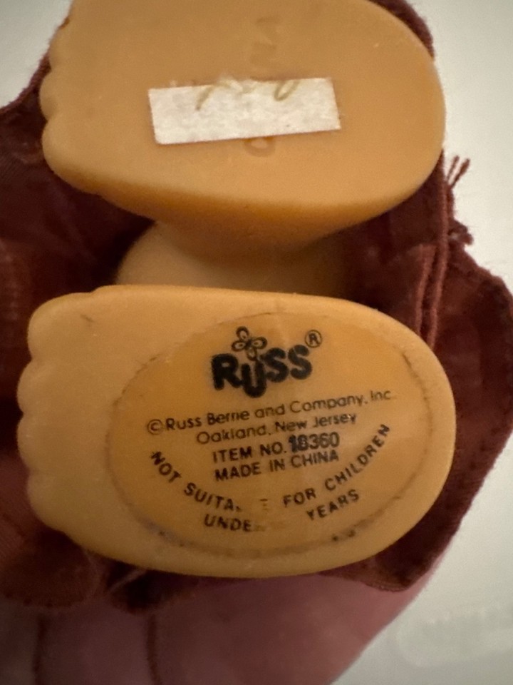 Vintage Retired Russ Toys (2) Thanksgiving Pilgrim Troll Couple 4 ...