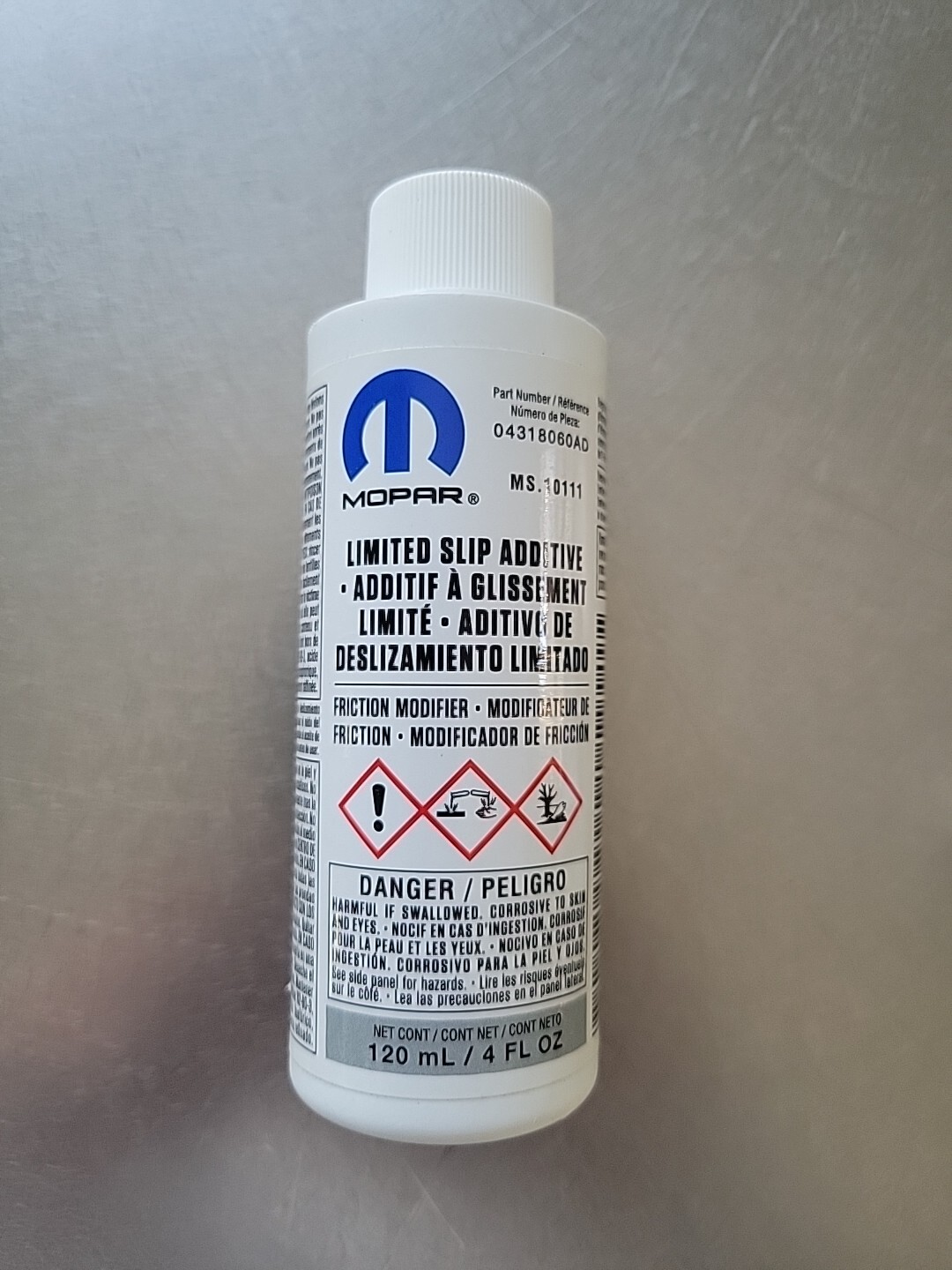 Genuine Mopar Fluid 4318060AC Limited Slip Additive - 4 oz. Bottle | eBay
