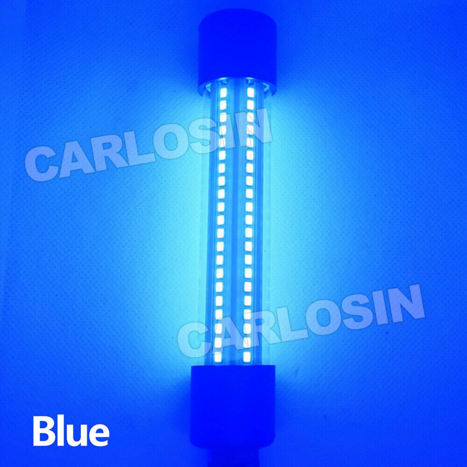 1200LM 12V LED Underwater Fishing Light Stick Squid Prawn Fish Attract ...